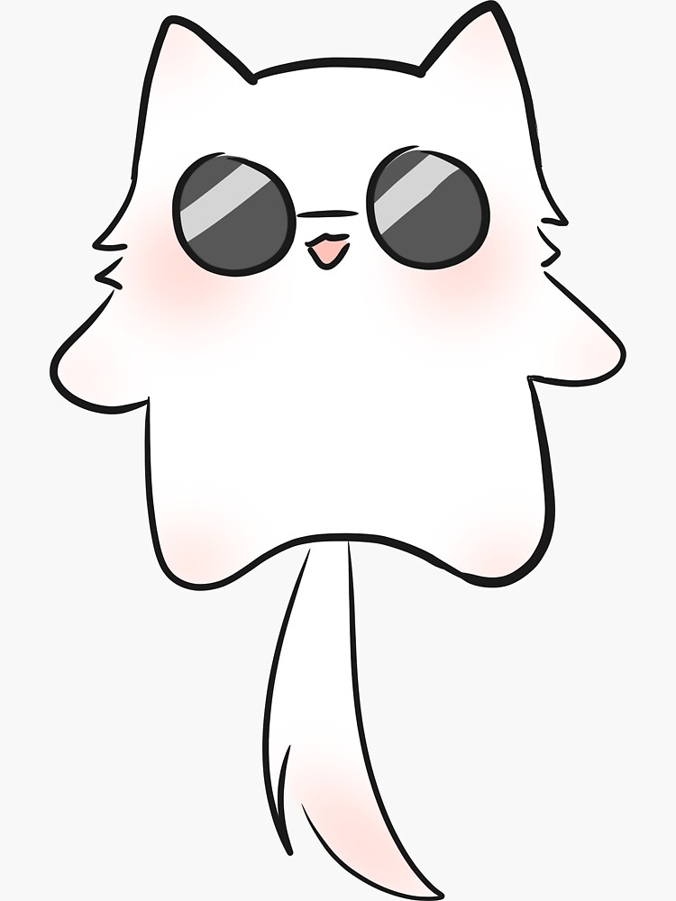 "cat gojo sticker" Sticker for Sale by Oouyox | Redbubble