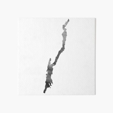 "Lake George (Outline) (4)" Art Board Print by ArcherAshleyArt | Redbubble