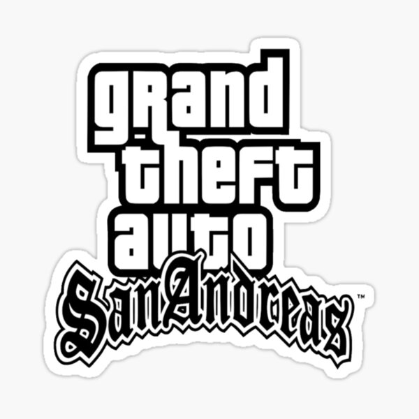 Gta San Andreas Stickers | Redbubble