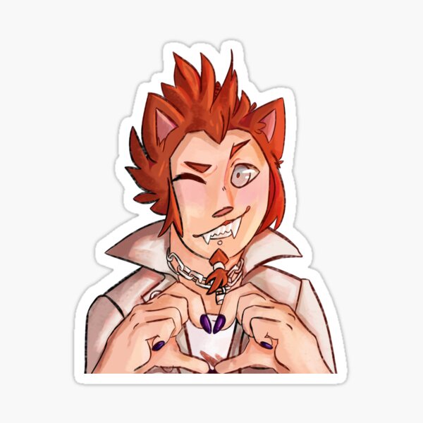 "Catboy Leon Kuwata" Sticker for Sale by GucciHyena | Redbubble