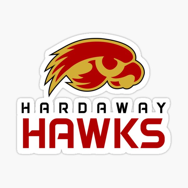 Pegatina «Hardaway Hawks Golden Hawk Logo Equipo de fútbol Merch» de ...