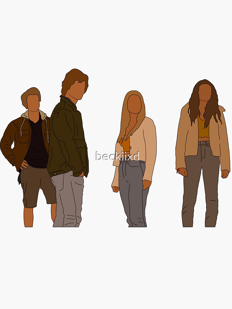 "OBX crew 2 - Outer Banks" Sticker for Sale by beckiixd | Redbubble