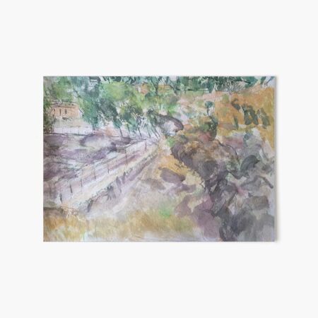 "Kibbutz Ramat Rachel Orchard, Shadows, watercolor by EsterKarenAida ...