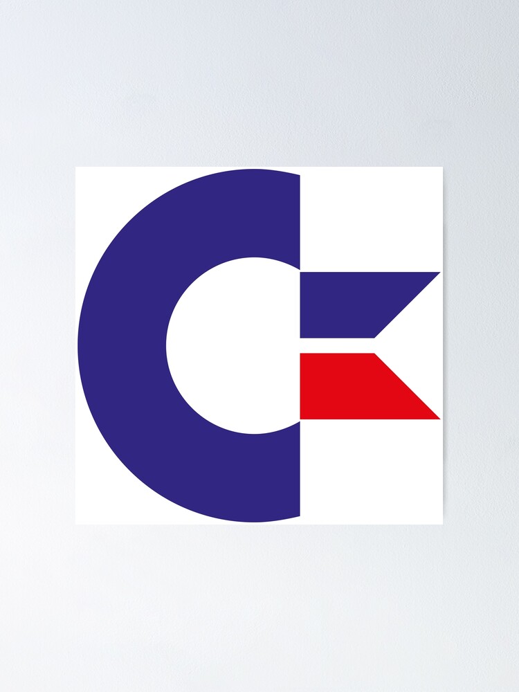 "Commodore Logo" Poster for Sale by Retro8BitShop | Redbubble