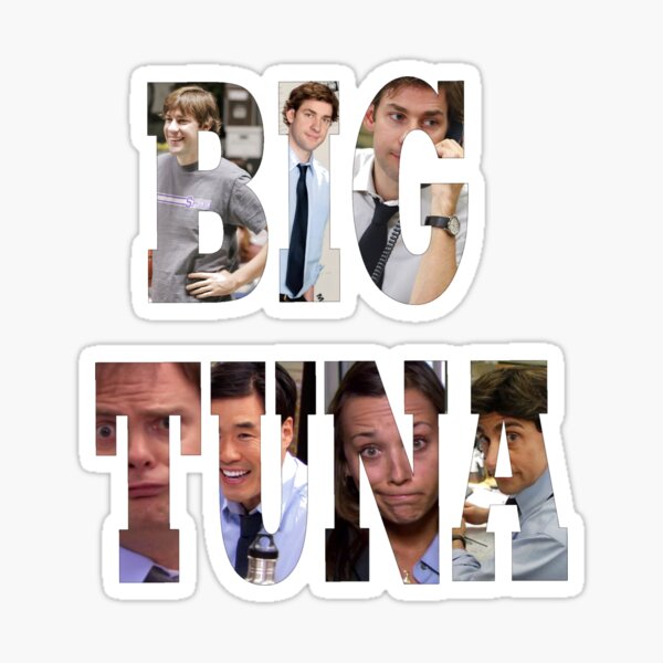"BIG TUNA" Sticker for Sale by usha03 | Redbubble