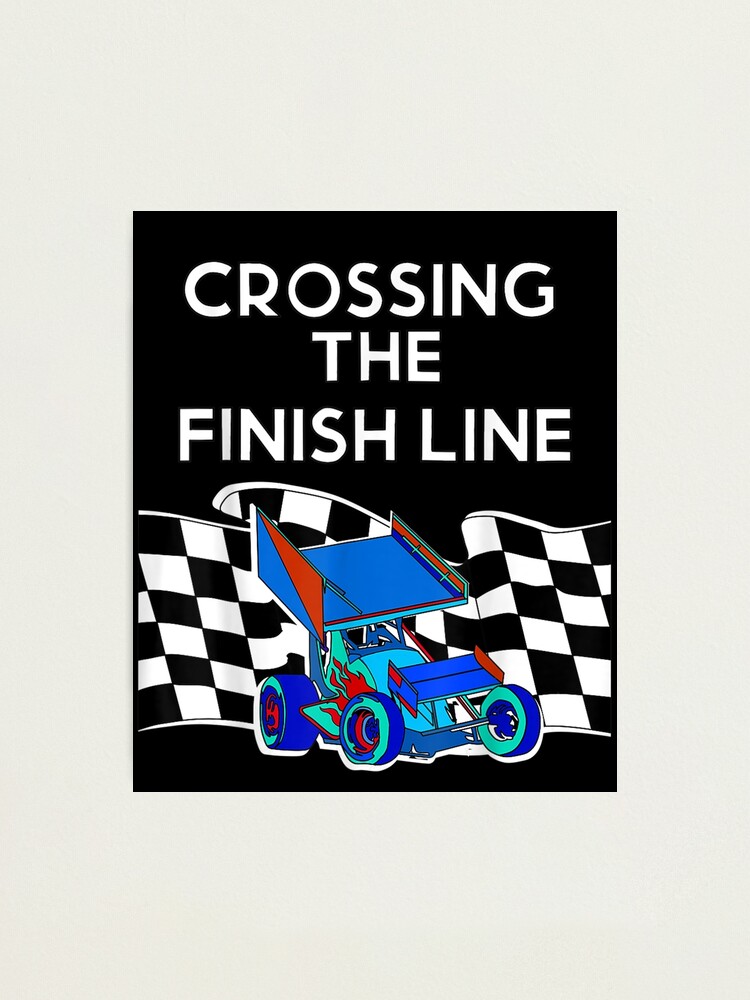 "Crossing Finish Line Graduation Dirt Track Sprint Car Racing ...