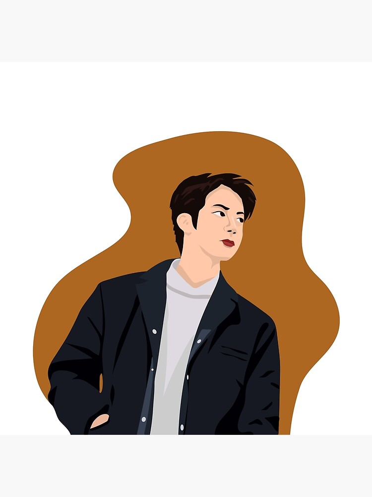 "Jin Digital Fan Art" Poster by Architia | Redbubble