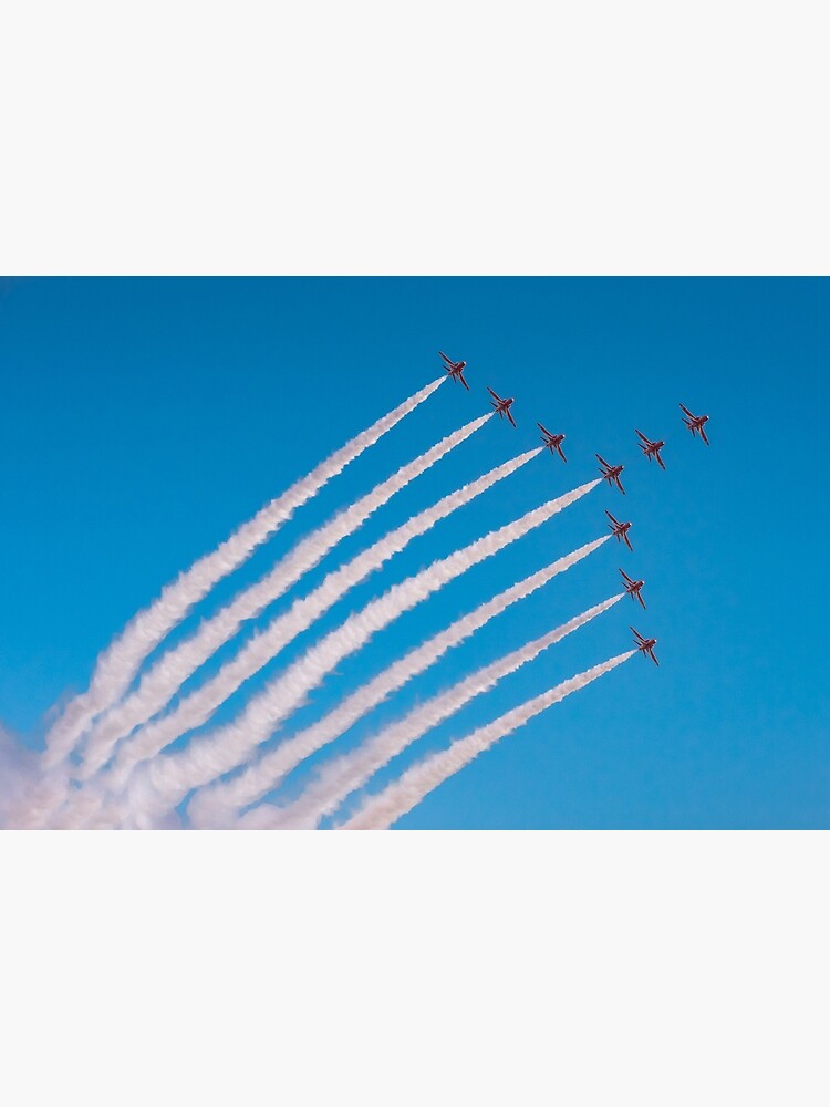"Red Arrows swan formation" Poster for Sale by garyeason | Redbubble