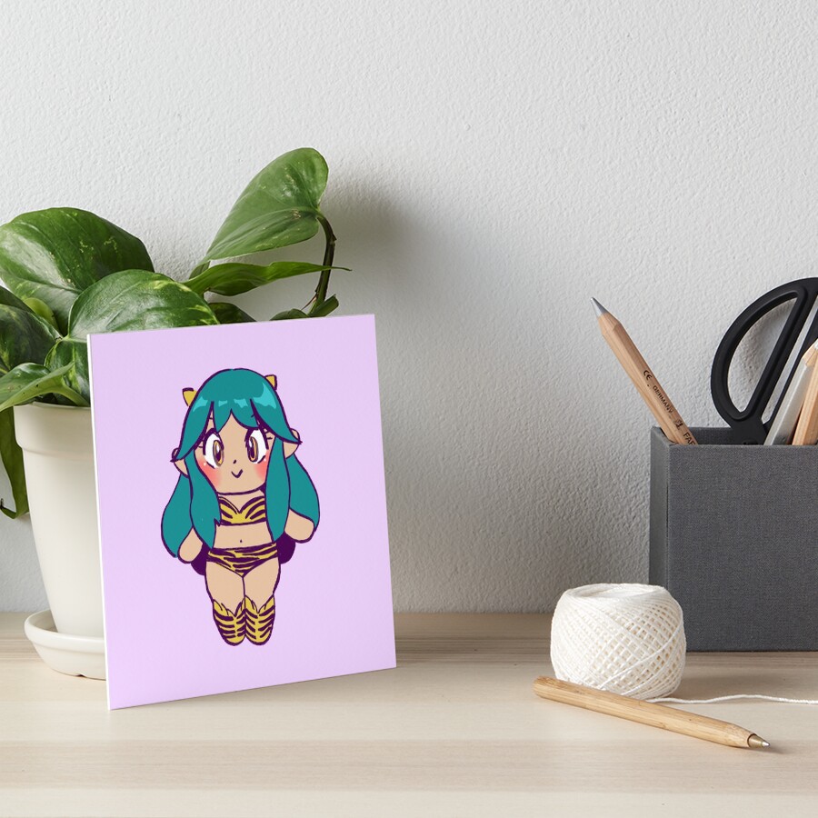 Lámina rígida «Dibujo invader lum chibi plush doll / urusei yatsura ...