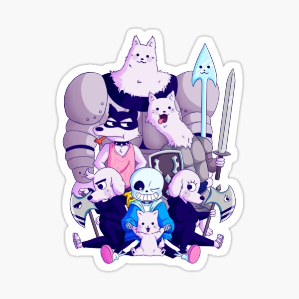 "UNDERTALE DOGS" Sticker by watermelonium | Redbubble