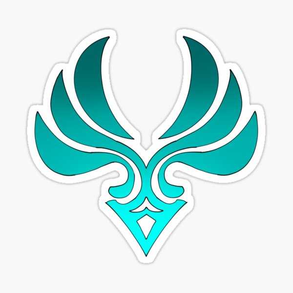 "Genshin impact " Sticker for Sale by Andzen | Redbubble