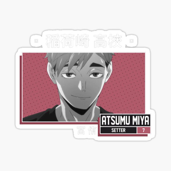 "Haikyuu Atsumu Miya Inarizaki High School" Sticker for Sale by ...