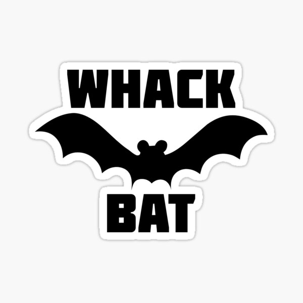"Whack Bat" Sticker for Sale by basiccstores | Redbubble