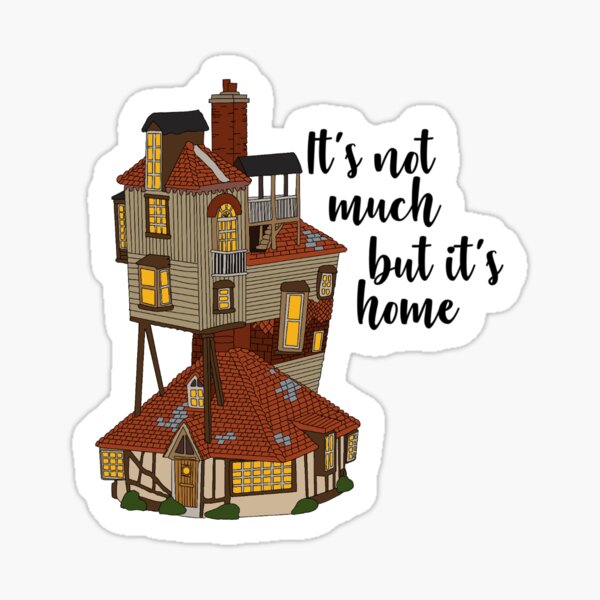 "Wizarding world burrow sticker " Sticker for Sale by Beachy-draws ...