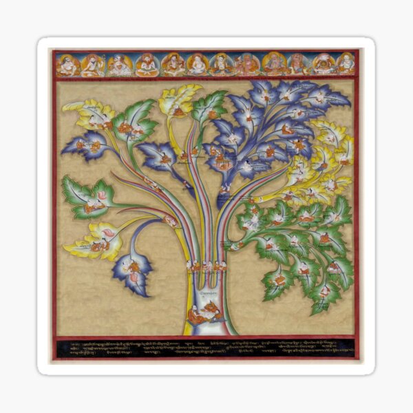 "The Blue Beryl Tree of Diagnosis" Sticker by LuciaS | Redbubble
