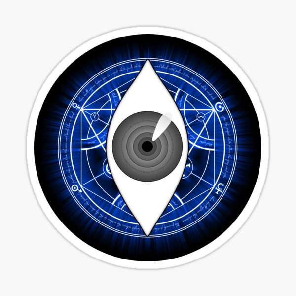 "Fullmetal Alchemist Eye of Truth" Sticker for Sale by RevolutionGFX ...
