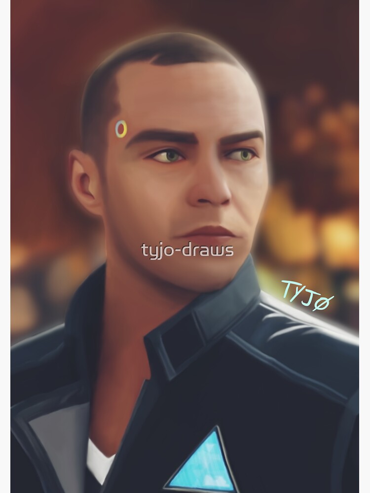 "Marcus Detroit Become Human art" Sticker for Sale by tyjo-draws ...