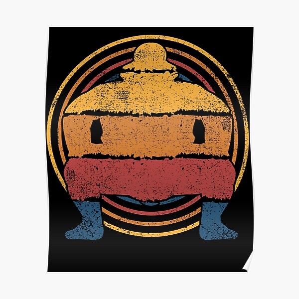 "Sumo Wrestling" Poster for Sale by Mealla | Redbubble
