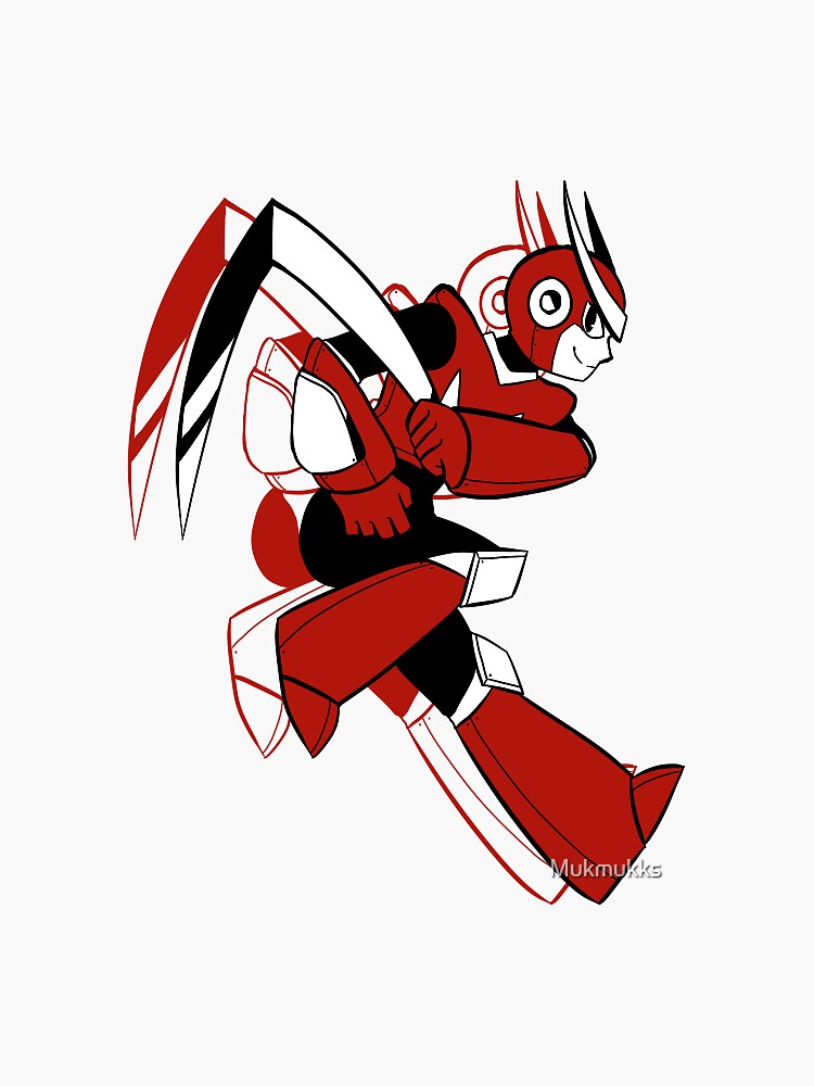 "Robot Masters | Quick Man" Sticker for Sale by Mukmukks | Redbubble