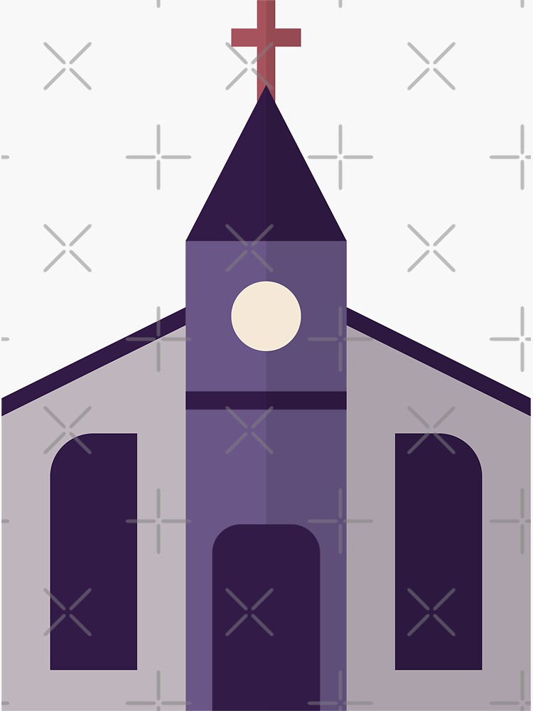 "Church Emoji" Sticker for Sale by Manuelle5 | Redbubble