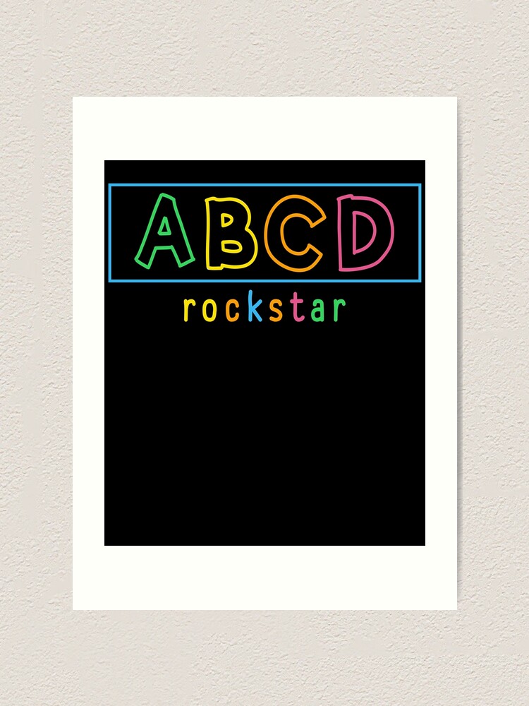 "Cute ABCD Rock Back to School Preschool First Day of School Gifts ...