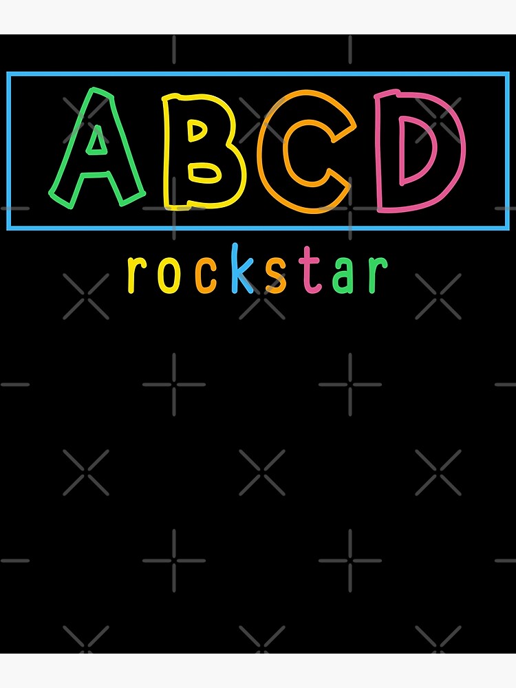 "Cute ABCD Rock Back to School Preschool First Day of School Gifts ...