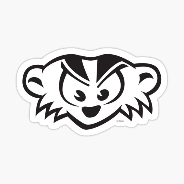 "Mad Badger" Sticker by gstrehlow2011 | Redbubble