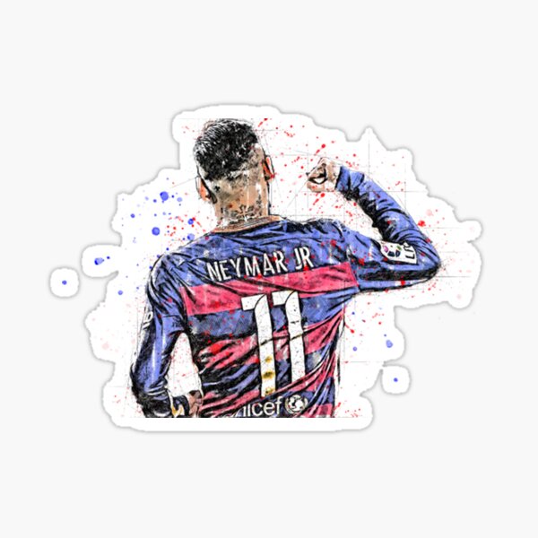 "Neymar Neymar " Sticker by LeosFsgr | Redbubble