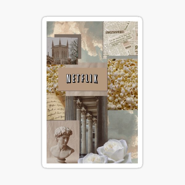 "light academia Netflix aesthetic" Sticker for Sale by RedRebelxx ...