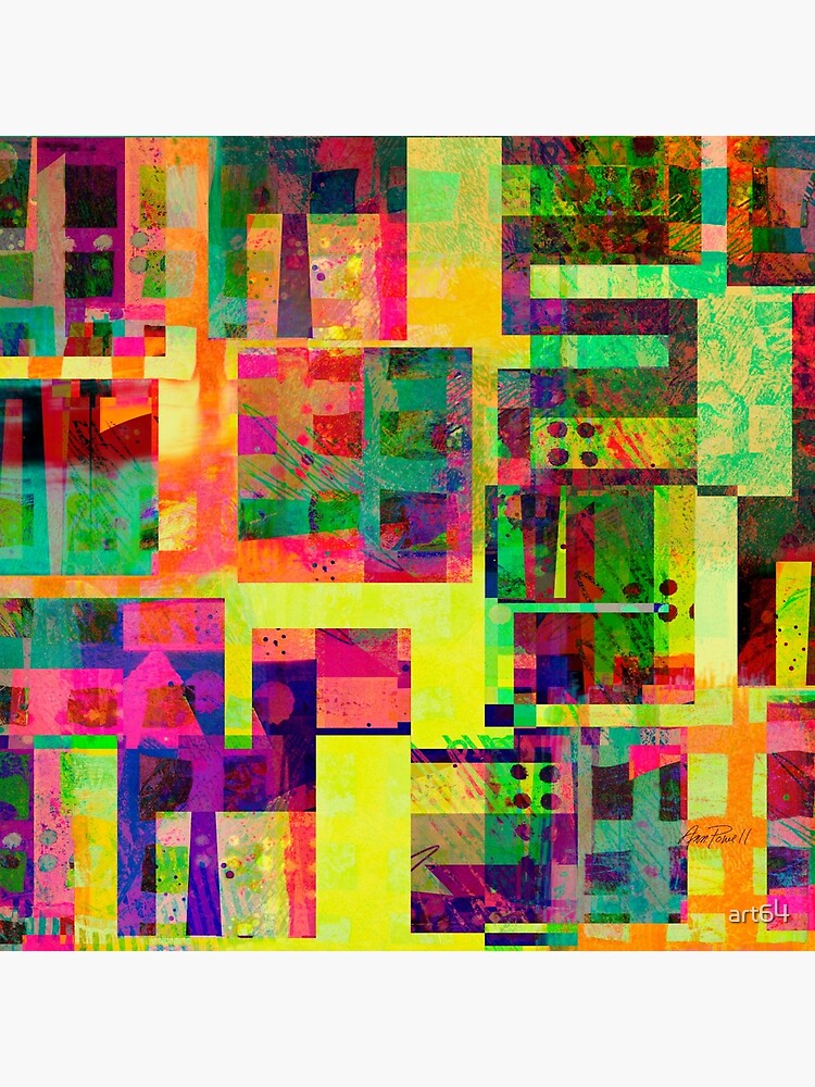 "Extreme Color abstract art" Poster for Sale by art64 | Redbubble