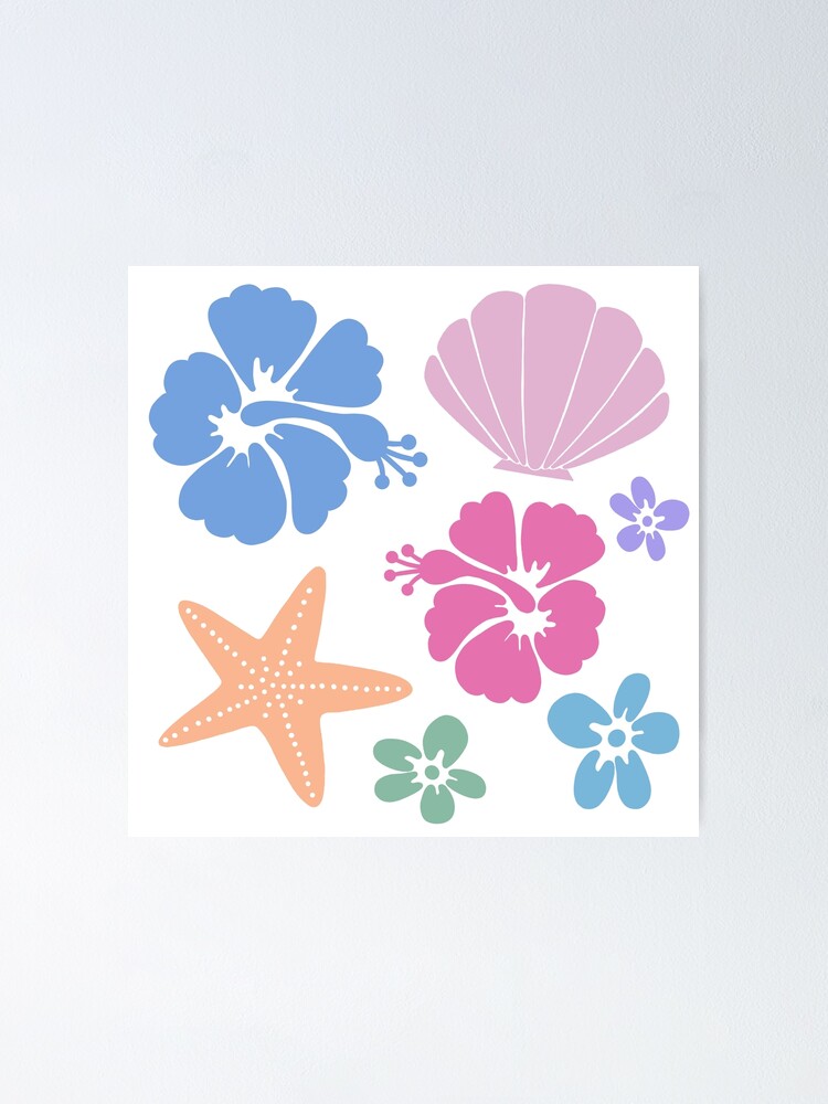 "Coconut girl set" Poster by PeachCatDesigns | Redbubble