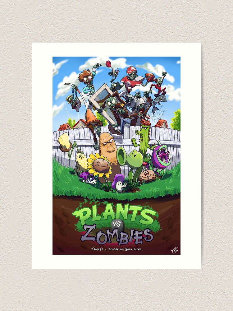"Plants Vs. Zombies Poster" Art Print by MetroidMcKayArt | Redbubble
