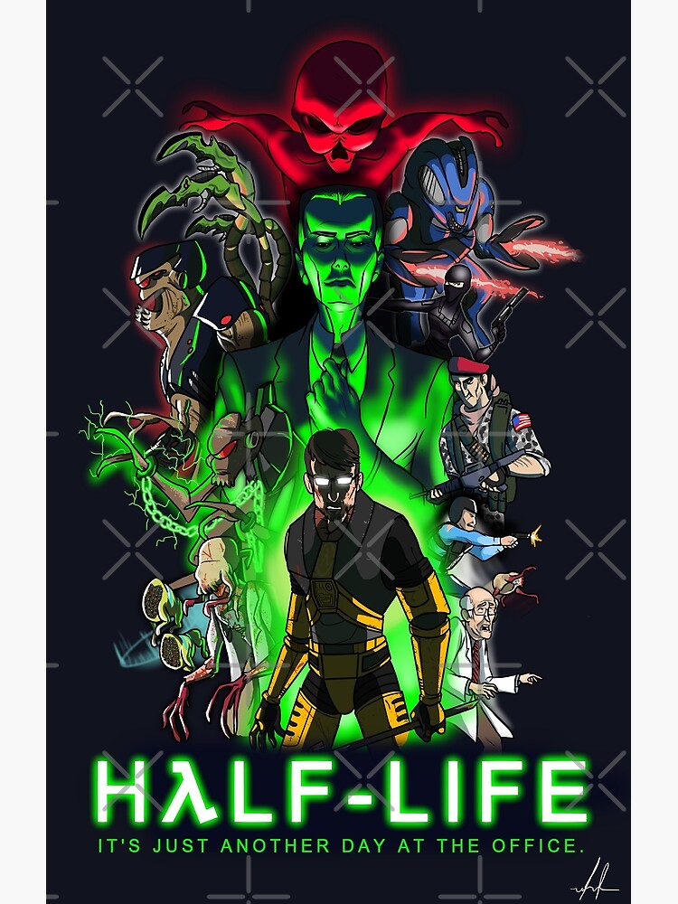 "Half-Life Poster" Art Print for Sale by MetroidMcKayArt | Redbubble