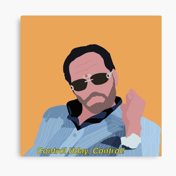"Control uday!" Canvas Print for Sale by BollywoodAI | Redbubble