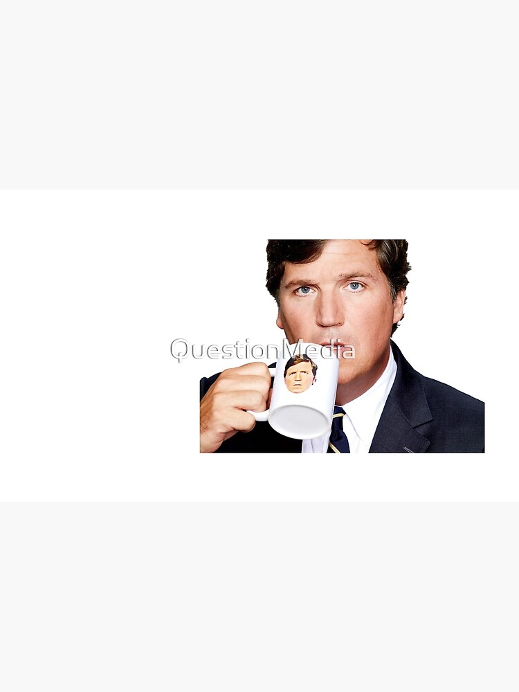 "Tucker Carlson Coffee Fox News" Coffee Mug for Sale by QuestionMedia ...