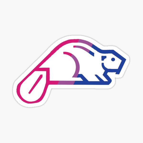"Oregon State Crest Beaver (Bi Pride)" Sticker for Sale by ...