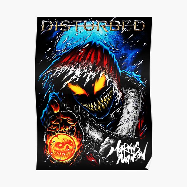 "Disturbed wallpaper album" Poster for Sale by gthominga90 | Redbubble