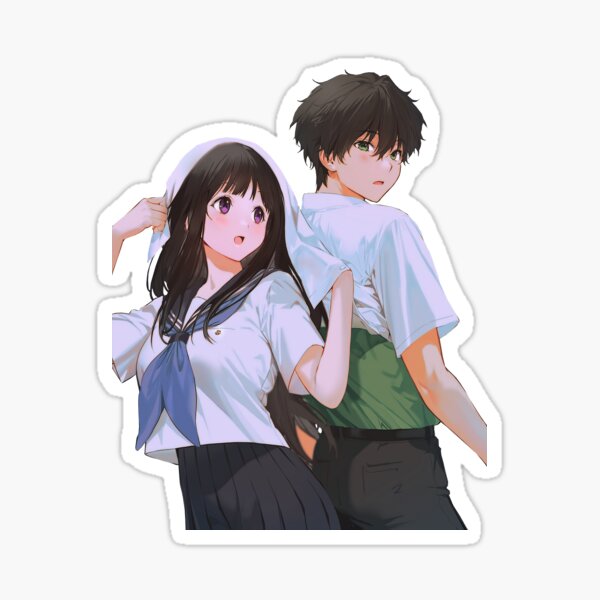"Chitanda x Oreki" Sticker for Sale by SeanKnows | Redbubble