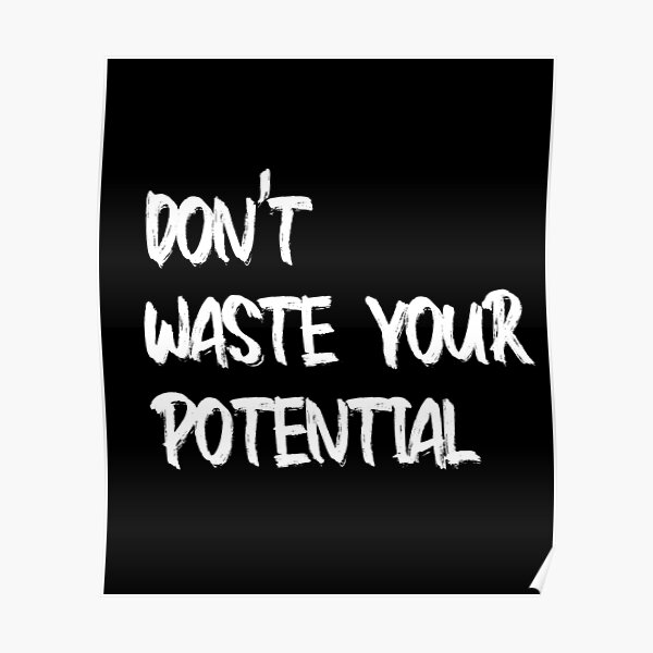 "Neuron Motivation - dont waste your potential Classic " Poster for ...