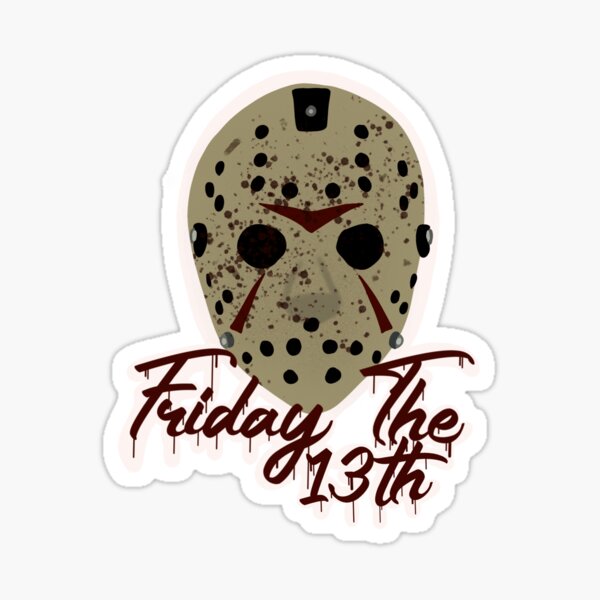 "Friday The 13th" Sticker for Sale by BreePaige99 | Redbubble