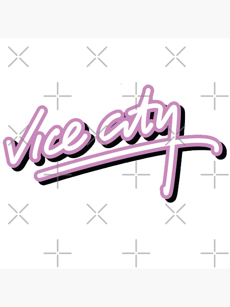 "Vice City Logo - GTA Vice City Edition" Poster by 3005Garments | Redbubble