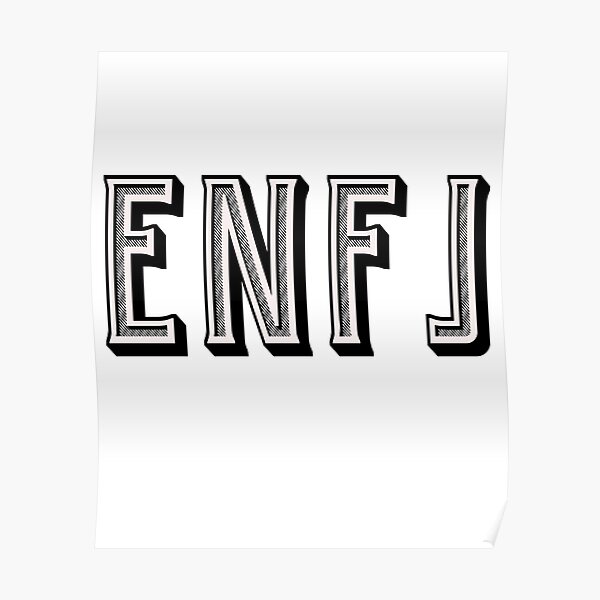 "ENFJ - The Protagonist " Poster for Sale by RemakeEarth | Redbubble