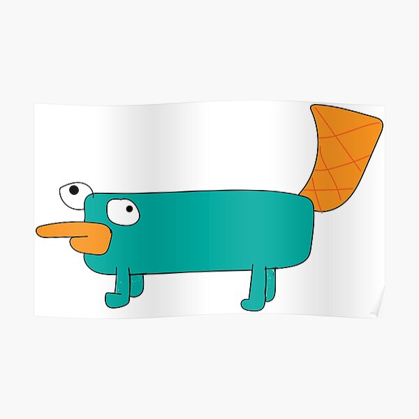 "Ugly Perry the Platypus Doodle" Poster for Sale by maddiemercer ...