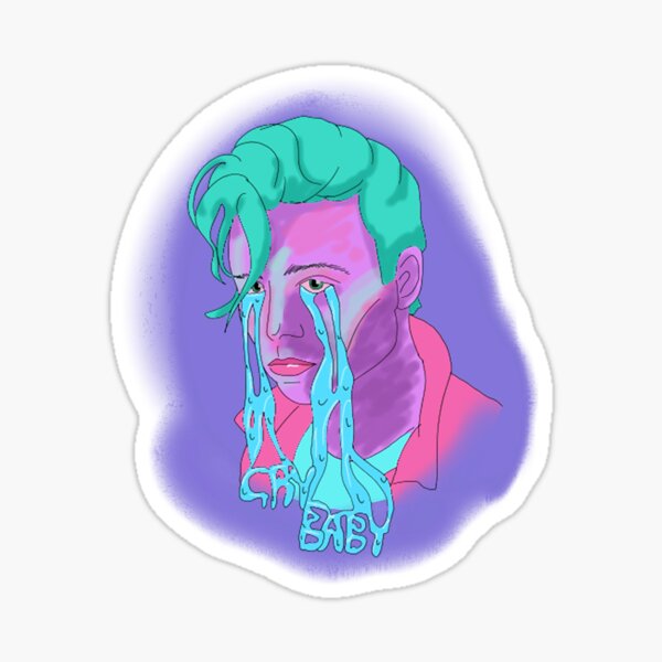"Cry-Baby " Sticker for Sale by Obensh | Redbubble