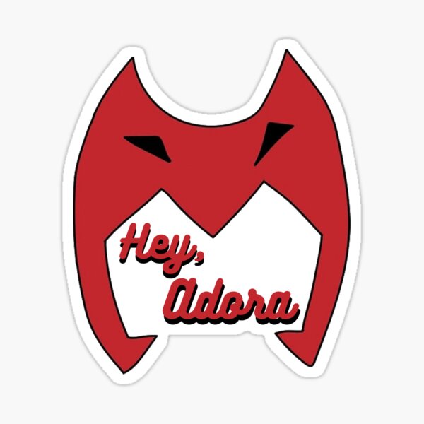 ""Hey, Adora" Catra She-Ra Print" Sticker for Sale by donaghys1 | Redbubble