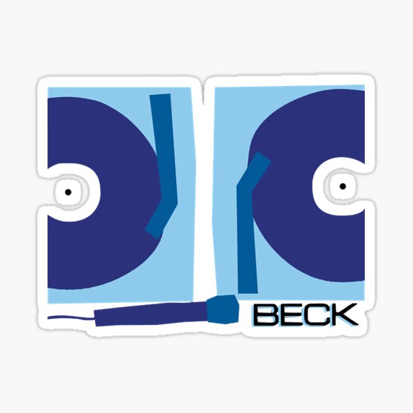 "beck mick " Sticker for Sale by Dinglasafa | Redbubble