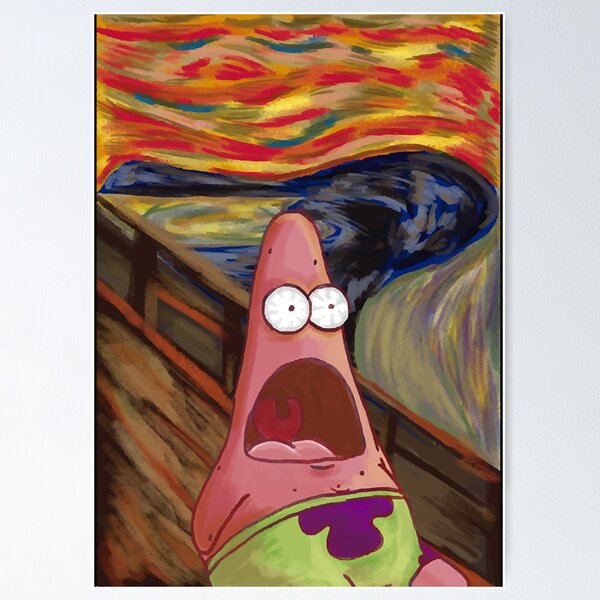 "patrick star " Poster for Sale by rumortolayo | Redbubble