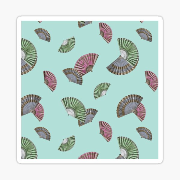 "Vintage Fans" Sticker for Sale by Orangerie | Redbubble