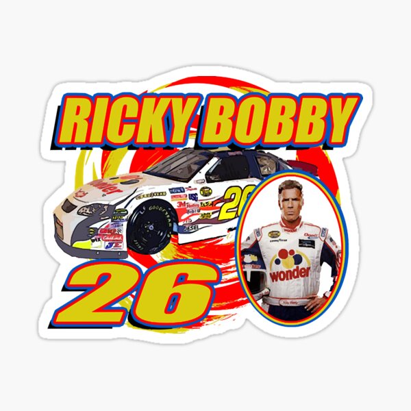 "Ricky Bobby " Sticker for Sale by Dinglasafa | Redbubble