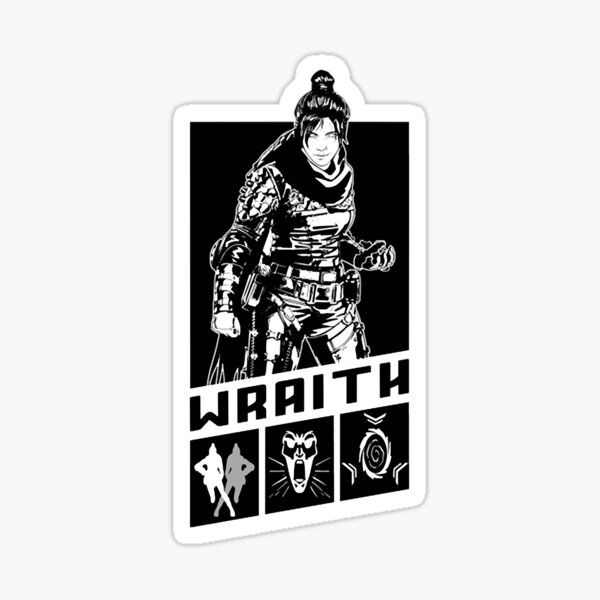 "Wraith " Sticker for Sale by Obensh | Redbubble